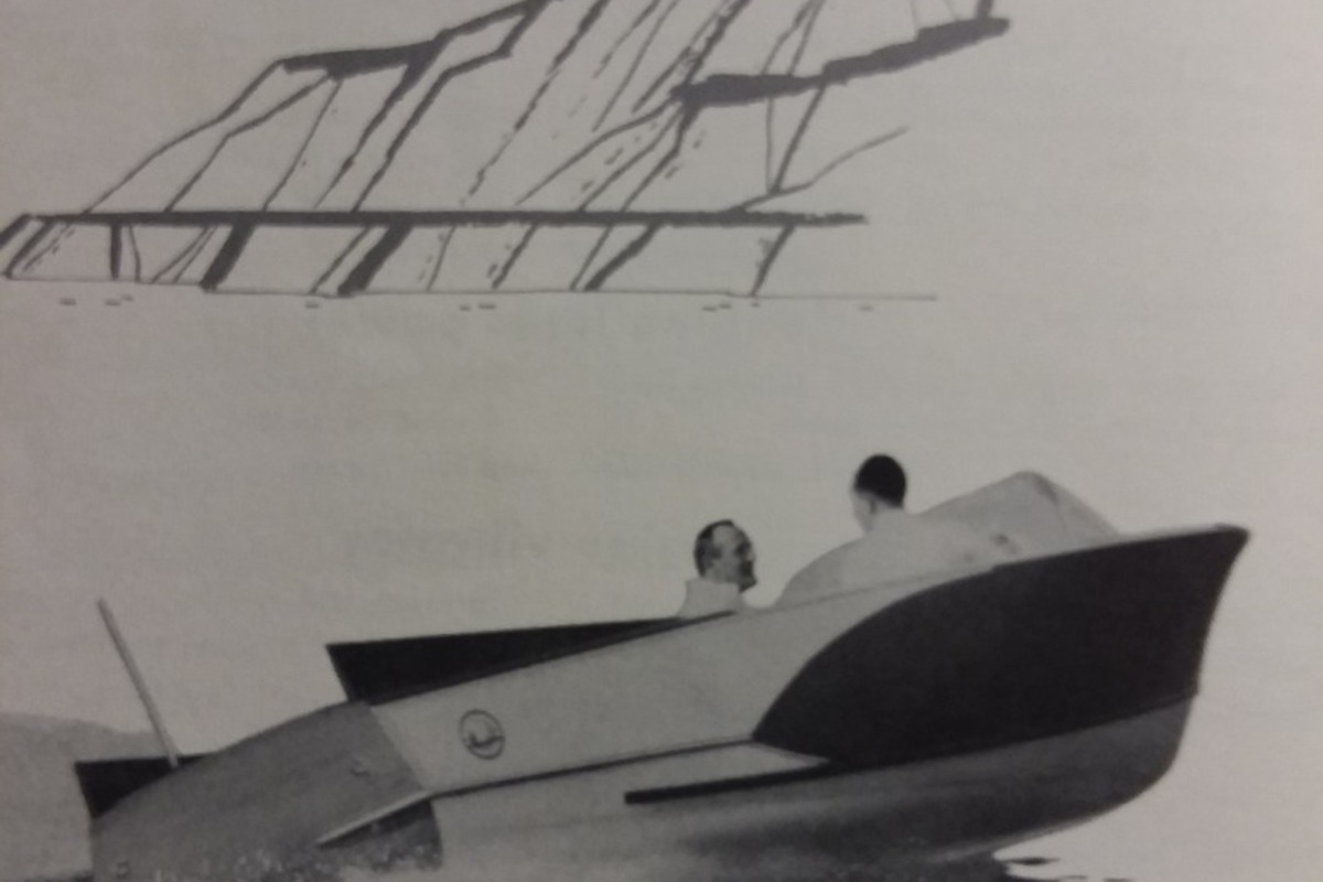 1956 Classic Grumman 14' Runabout Inboard Fageol "44" in Moultonborough, NH