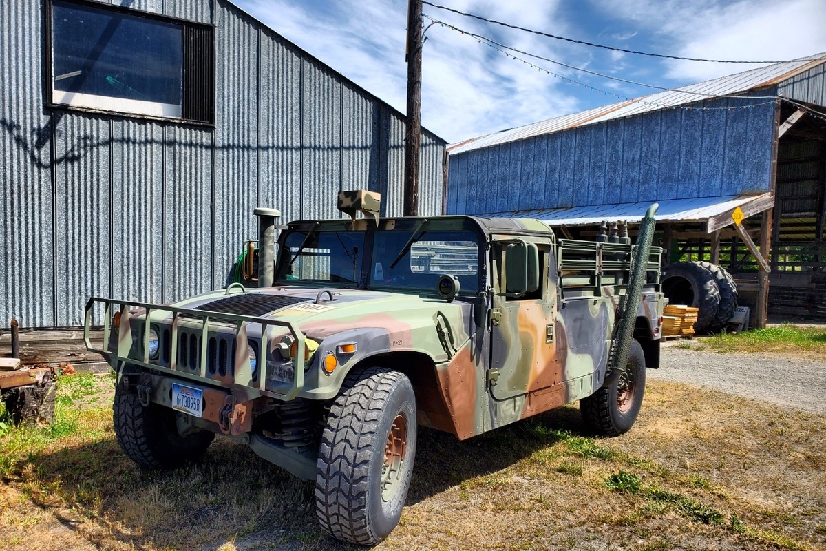 1993 AMC M998 Green Troop transport with up Armored doors in Port ...