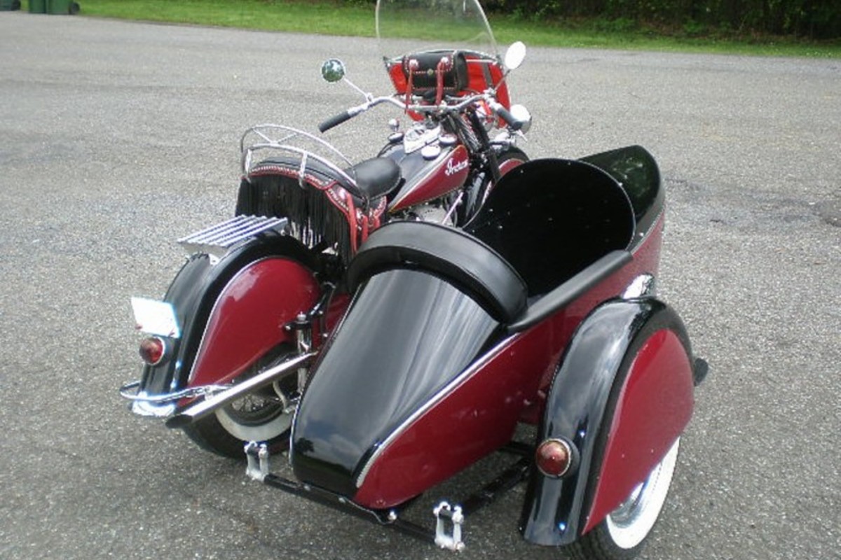 1947 Indian Chief with Orignal Indan Side Car in Ely, NV